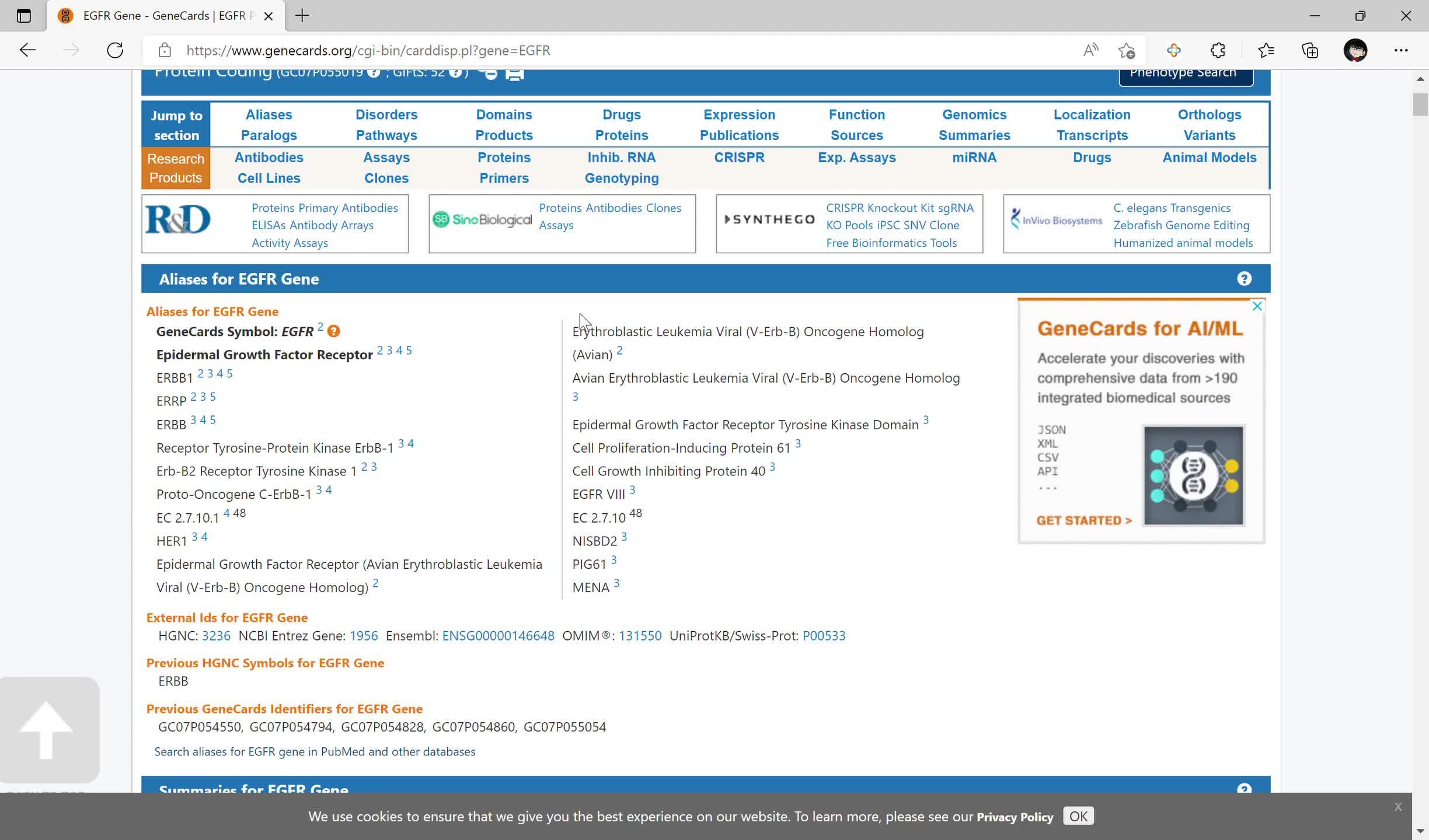 GeneCards-查询基因的完整详细信息 - 知乎