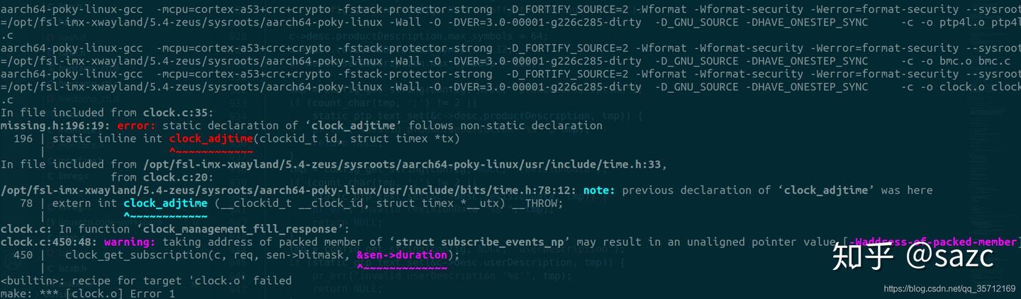 TSN之linuxptp交叉编译 - 知乎