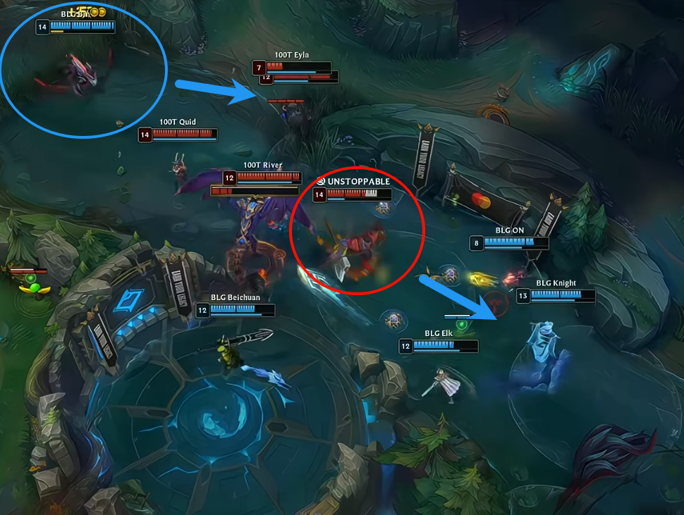 S15 瑞士轮首日 BLG 不敌 100T，「旅洞 Bin」上路纯送的人头他当时到底是怎么想的？ - 知乎