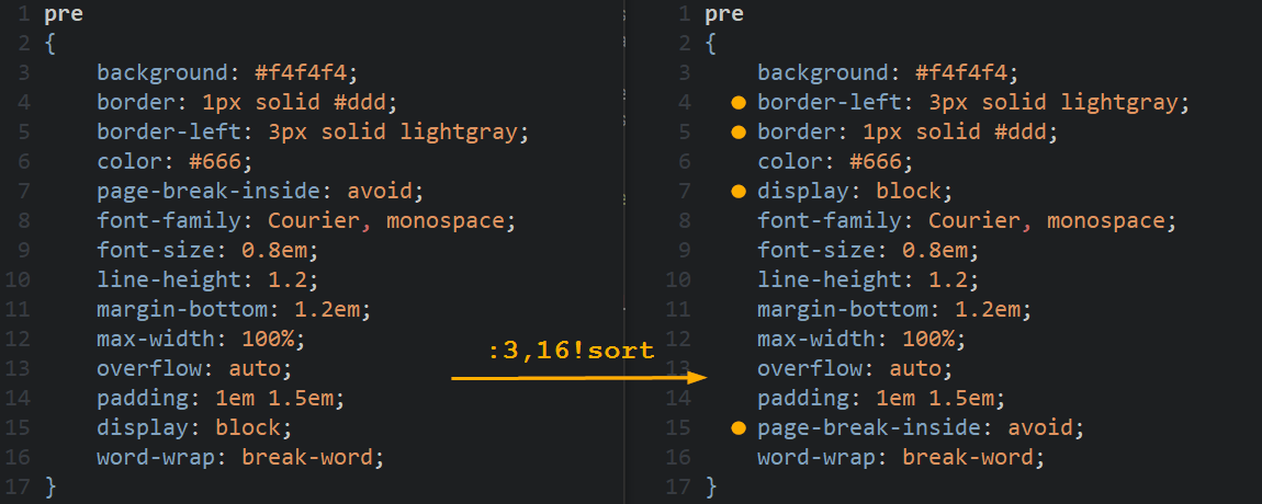VIM学习笔记 文本排序(sort) - 知乎