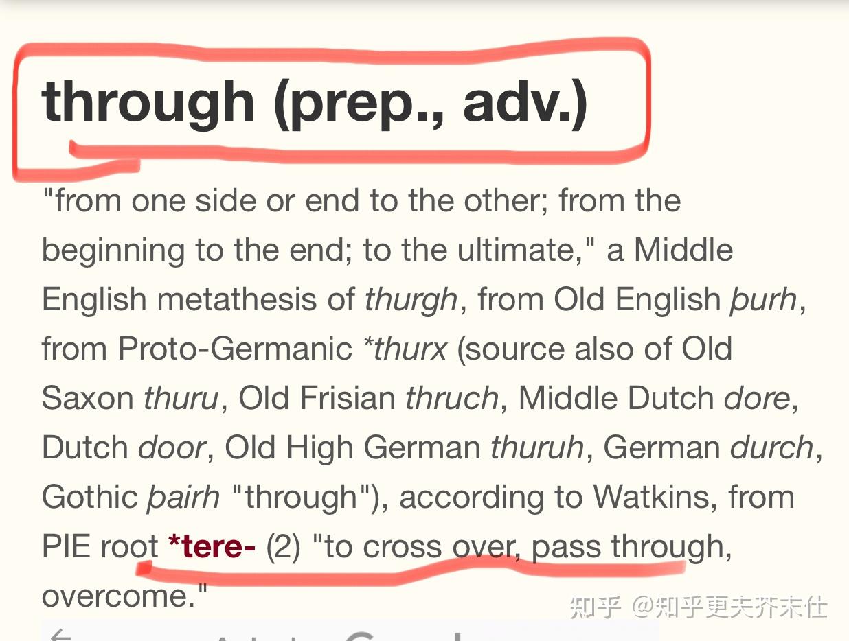 英语里面through和by做为通过的意思区别是什么？ - 知乎