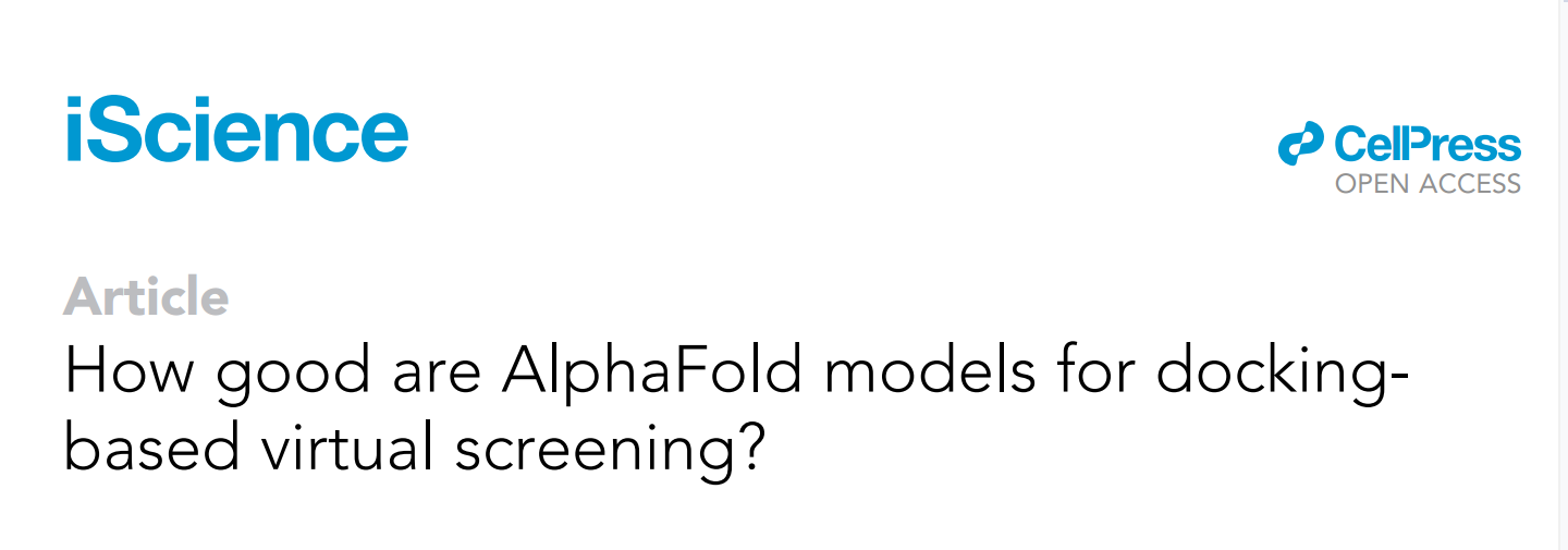 AlphaFold 模型在基于对接的虚拟筛选中的表现究竟如何？ - 知乎