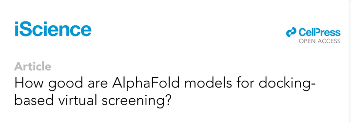 AlphaFold 模型在基于对接的虚拟筛选中的表现究竟如何？ - 知乎