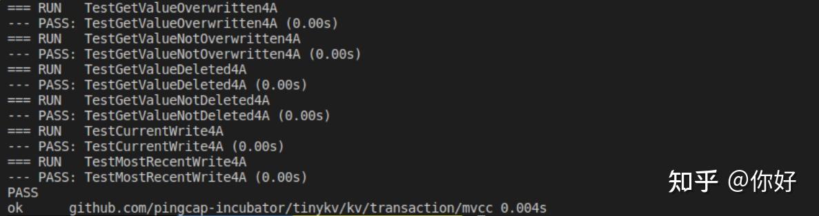 Tinykv Project4 - 知乎