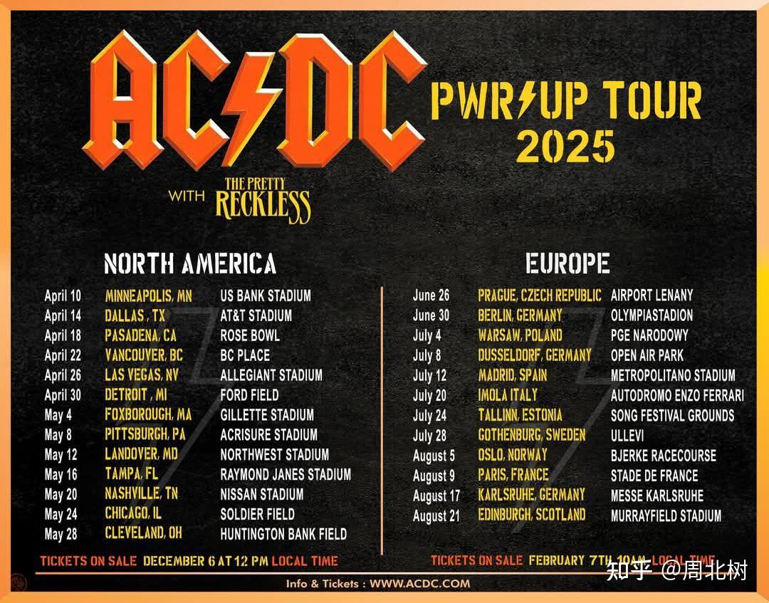 AC/DC乐队2025巡演你应该知道的六件大事 - 知乎