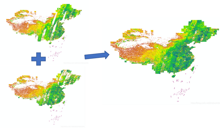 ArcGIS同位置多幅栅格图像拼接融合与叠加Mosaic To New Raster - 知乎