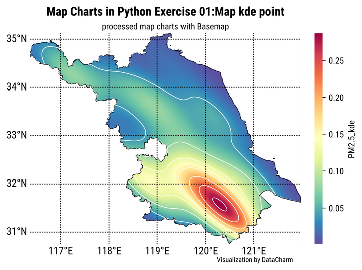 绘图提高篇 | Python-Basemap核密度空间插值可视化绘制 - 知乎