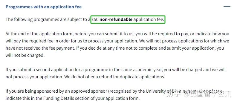 24fall英国QS前100大学申请费汇总，部分院校有上涨！ - 知乎