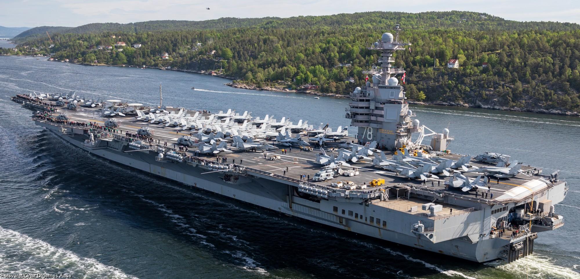 美海军航空母舰CVN 78杰拉尔德·福特号 (USS Gerald R. Ford)图集 - 知乎