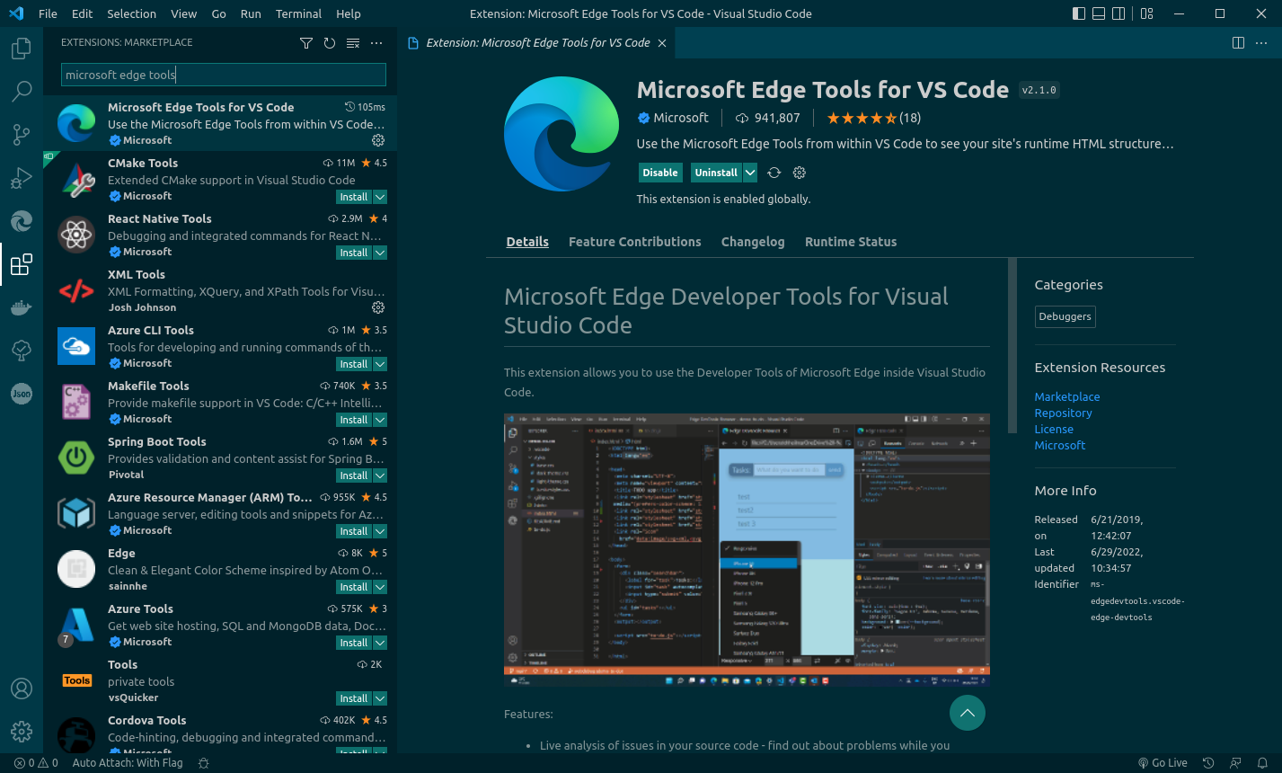 用于 VS Code 的 Edge 开发工具扩展太棒了，因此我放弃了 Chrome - 知乎