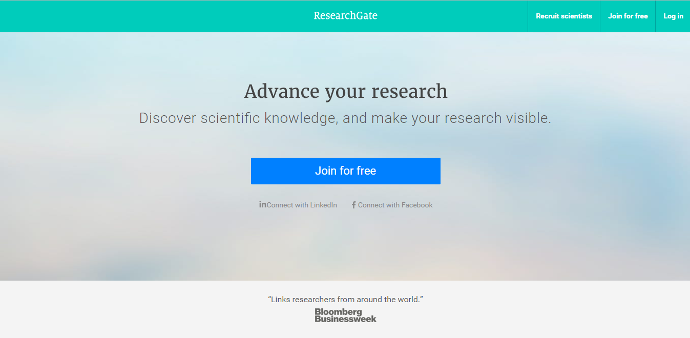 大名鼎鼎的Researchgate，究竟是何方神圣？ - 知乎