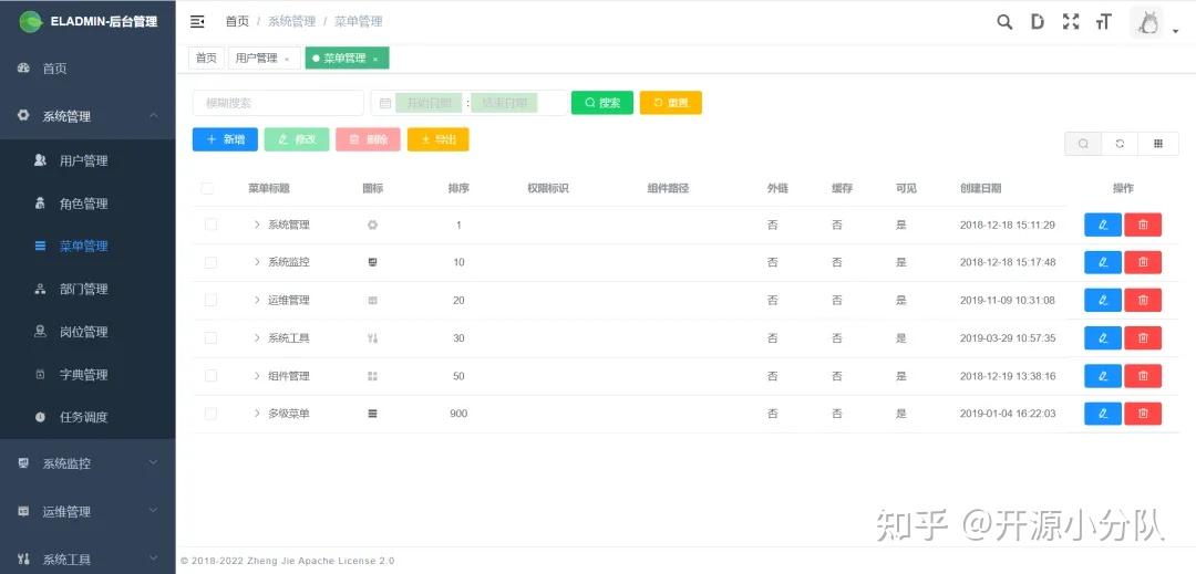 eladmin - 一款Github上火爆的开源后台管理系统！ - 知乎