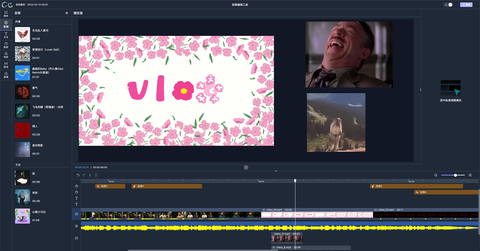 Vue 3 + ffmpeg + wasm 实现前端视频剪辑、音频剪辑、音波展示、视频抽帧、gif抽帧、帧播放器、字幕、贴图、时间轴、素材轨道 ...