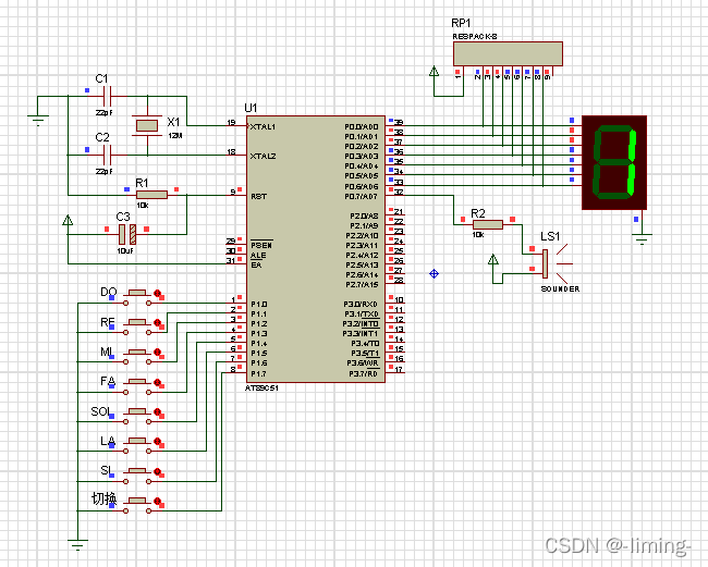 单片机设计 电子琴音乐盒（AT89C51）Protues仿真 - 知乎
