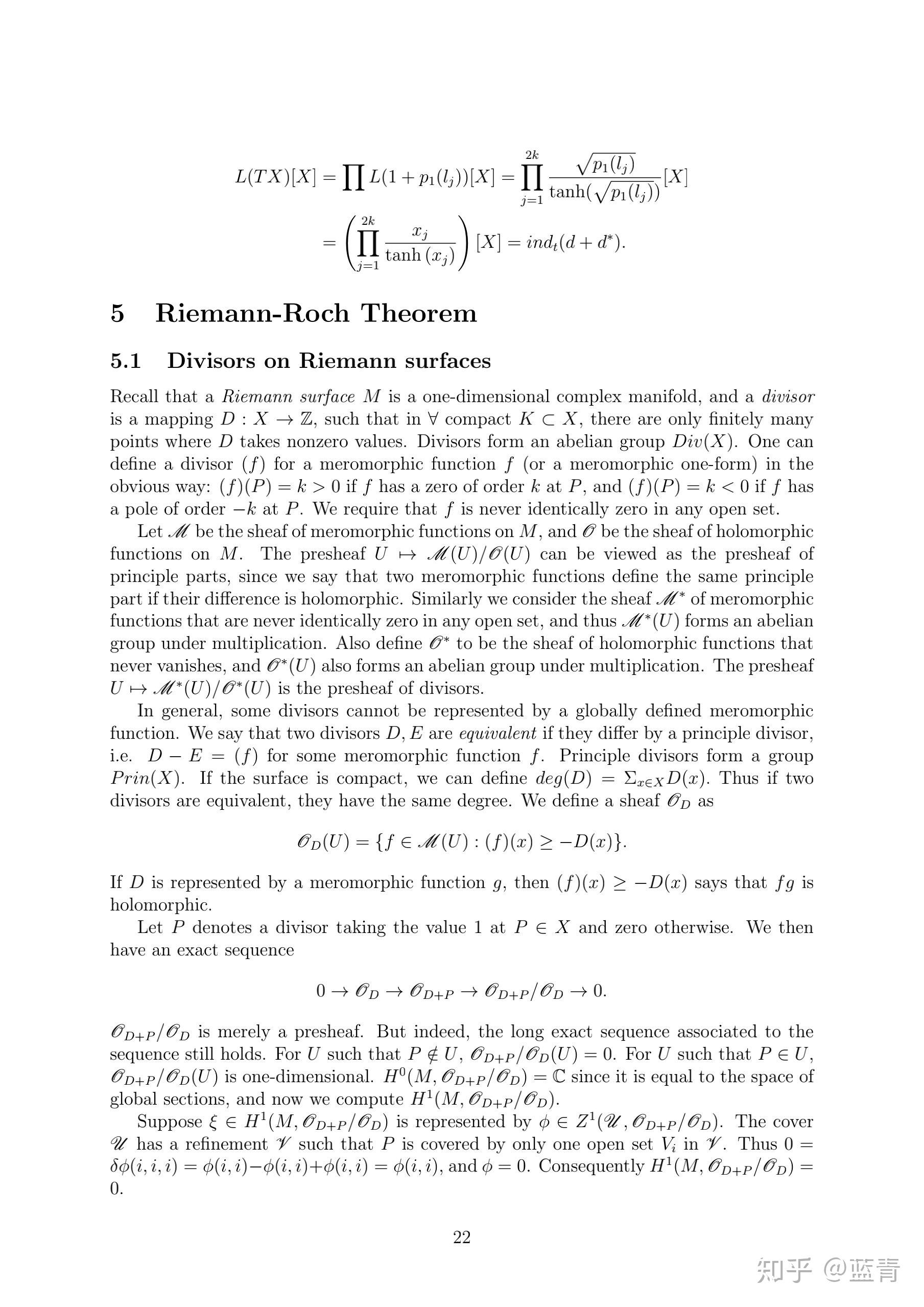 A Brief Introduction to Index Theorems 指标定理简介 - 知乎