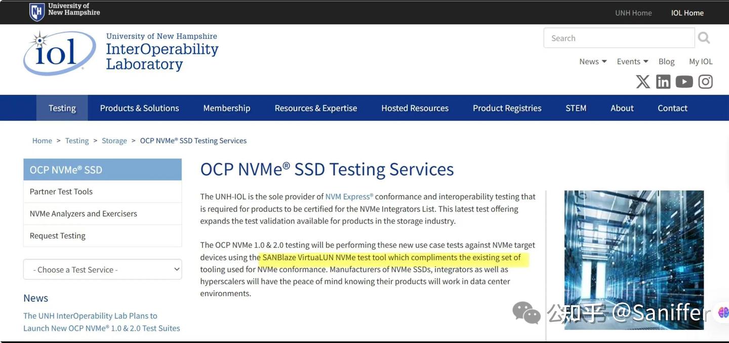 UNH-IOL 实验室 和NVMe 测试平台及 Interact 工具到底是个啥东西？ - 知乎