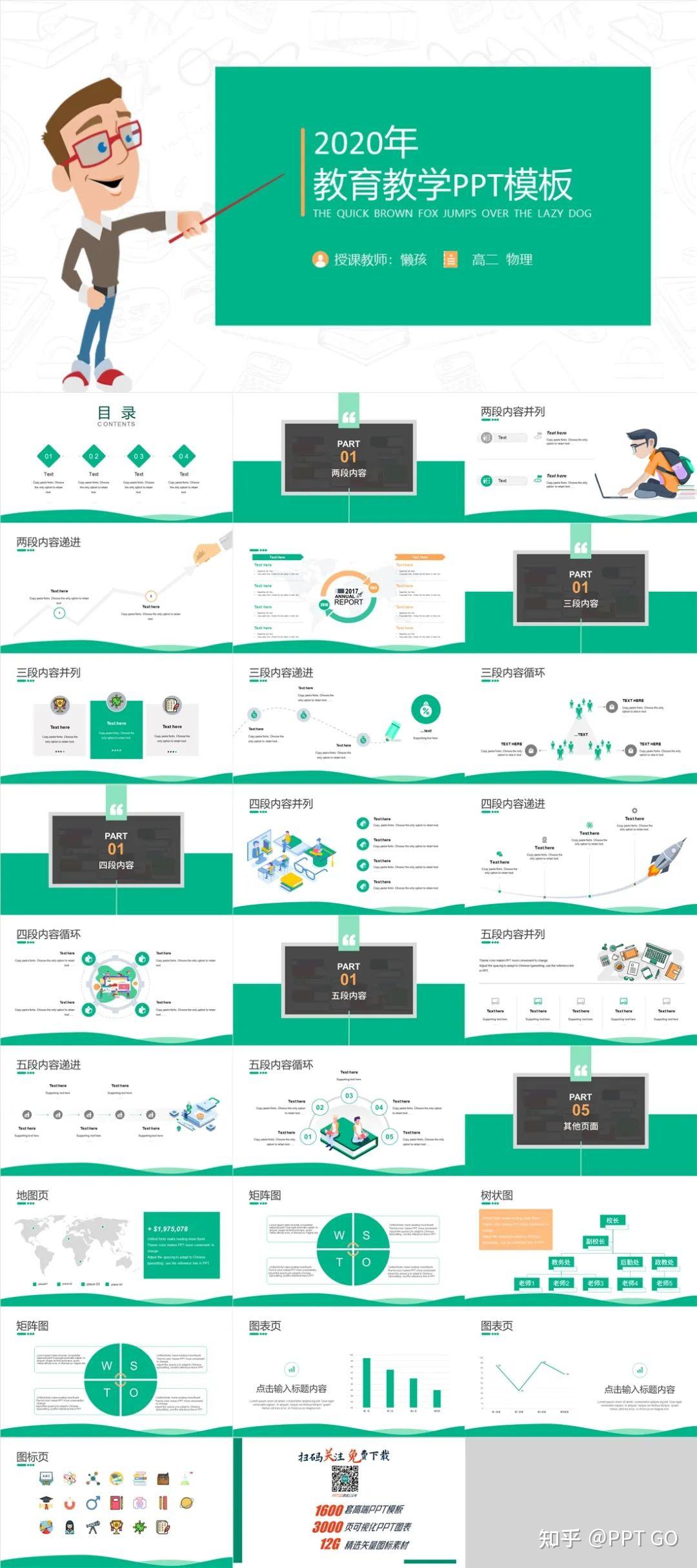 5套可爱卡通课件ppt模板，适合小学幼儿园老师用来做教学PPT课件 - 知乎