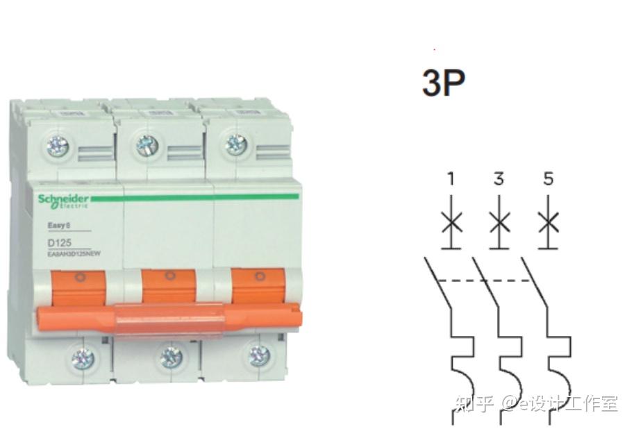 详解1P、1P+N、2P、3P、3P+N、4P断路器区分及选用 - 知乎