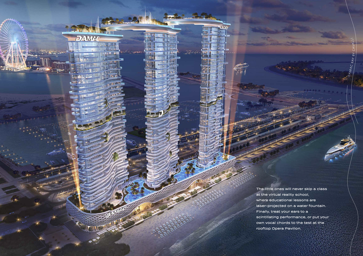 迪拜游艇港 Marina Harbour ｜ 270°纯海景豪宅 Damac Bay By Cavalli - 知乎