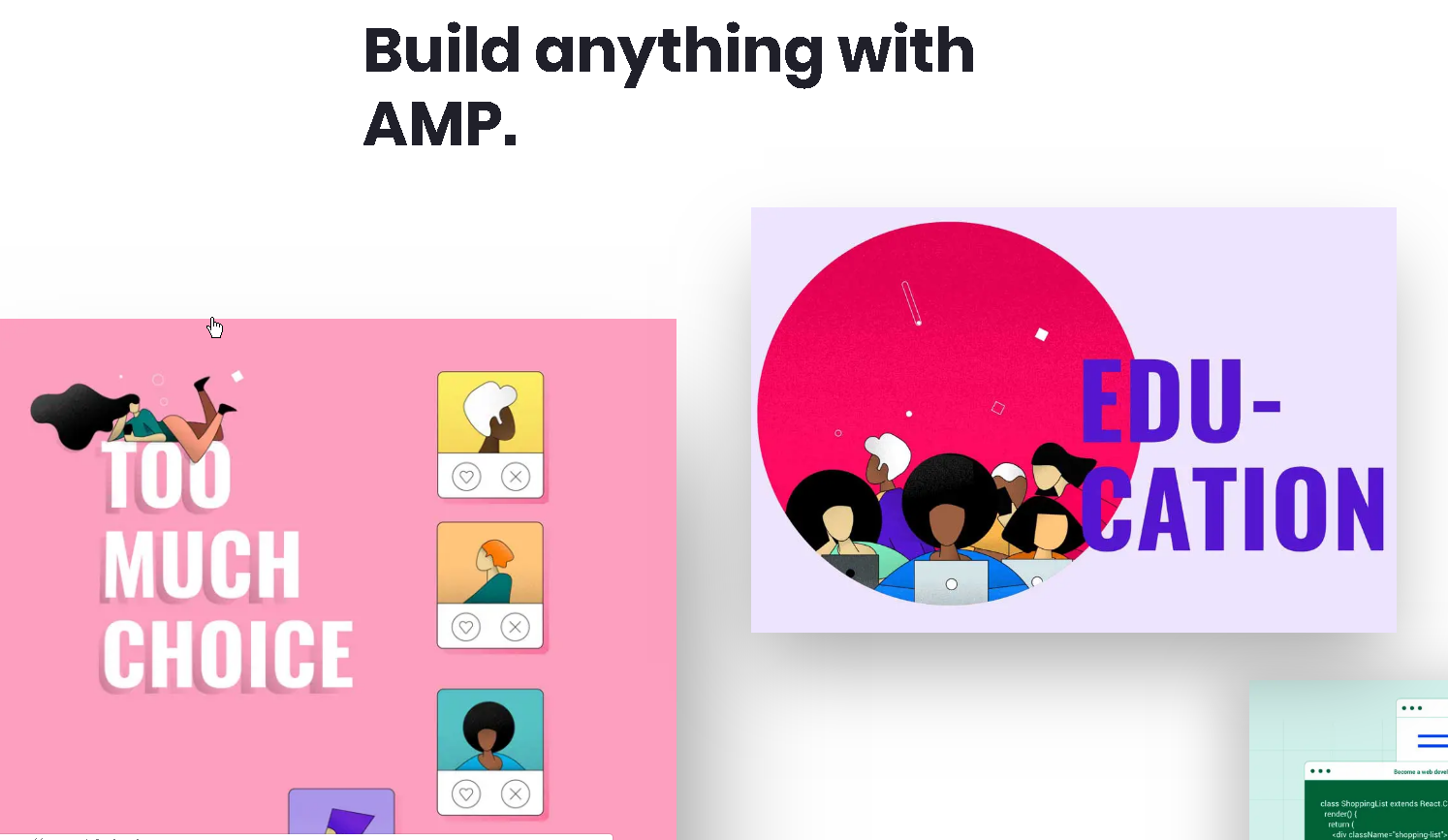 酷站推荐 - amp.dev - AMP | Web UI Framework - 知乎