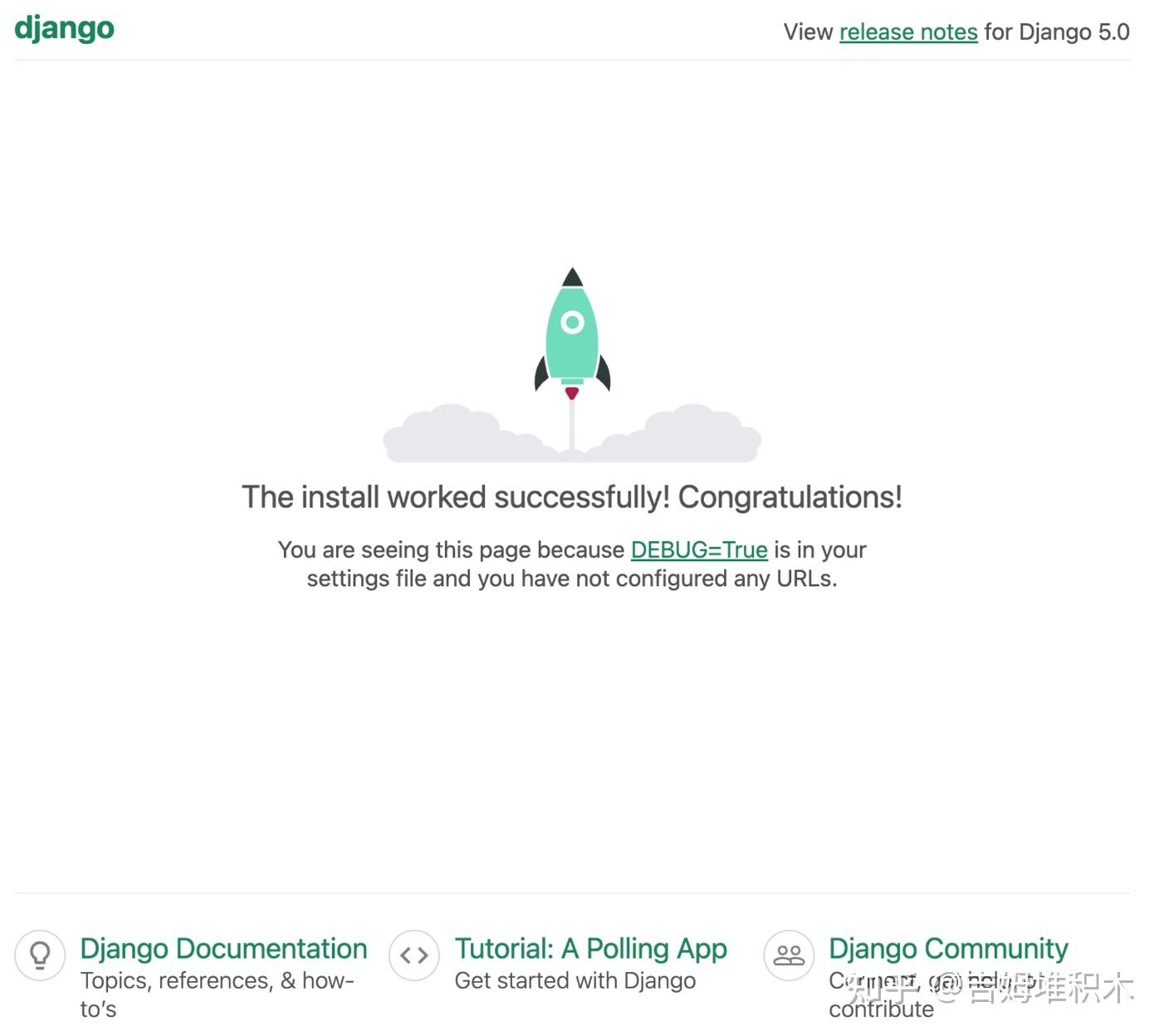 🏷️ Django 001 初识django 知乎