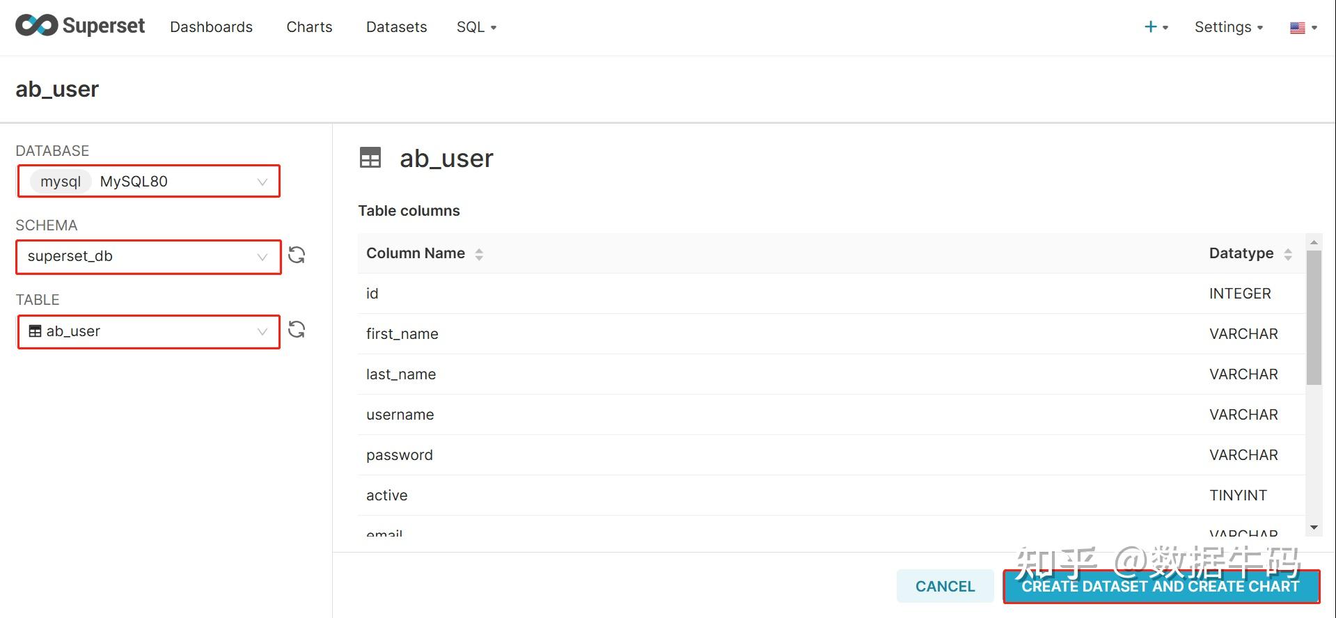 Superset教程(二)--对接Mysql及可视化初步 - 知乎