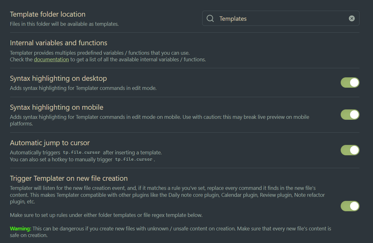 Obsidian插件 -- Templater - 知乎