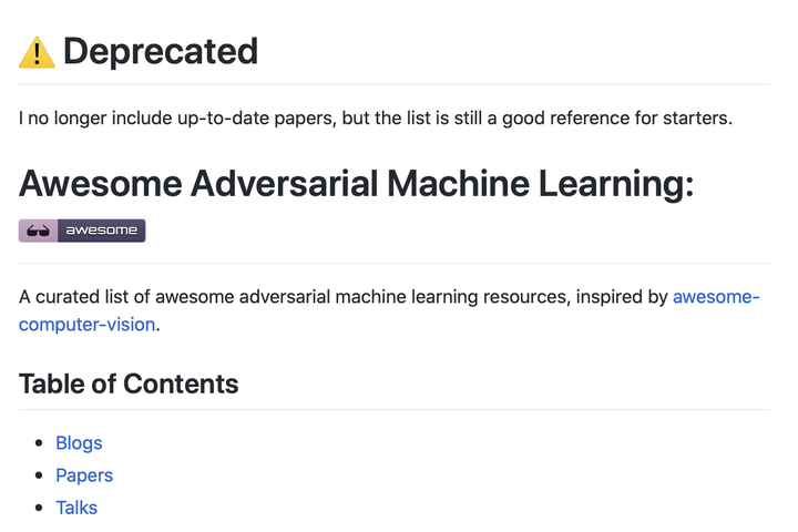 awesome-adversarial-machine-learning资源列表 - 知乎
