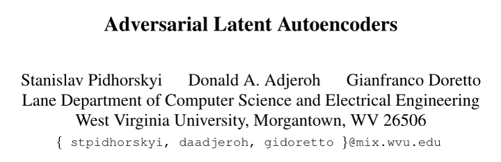 Adversarial Latent Autoencoders（ALAE）学习笔记 - 知乎