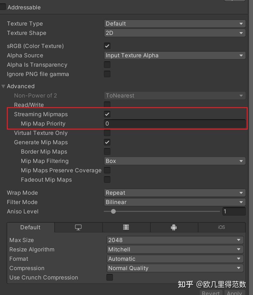 浅谈Unity纹理串流系统Mipmap Streaming System - 知乎