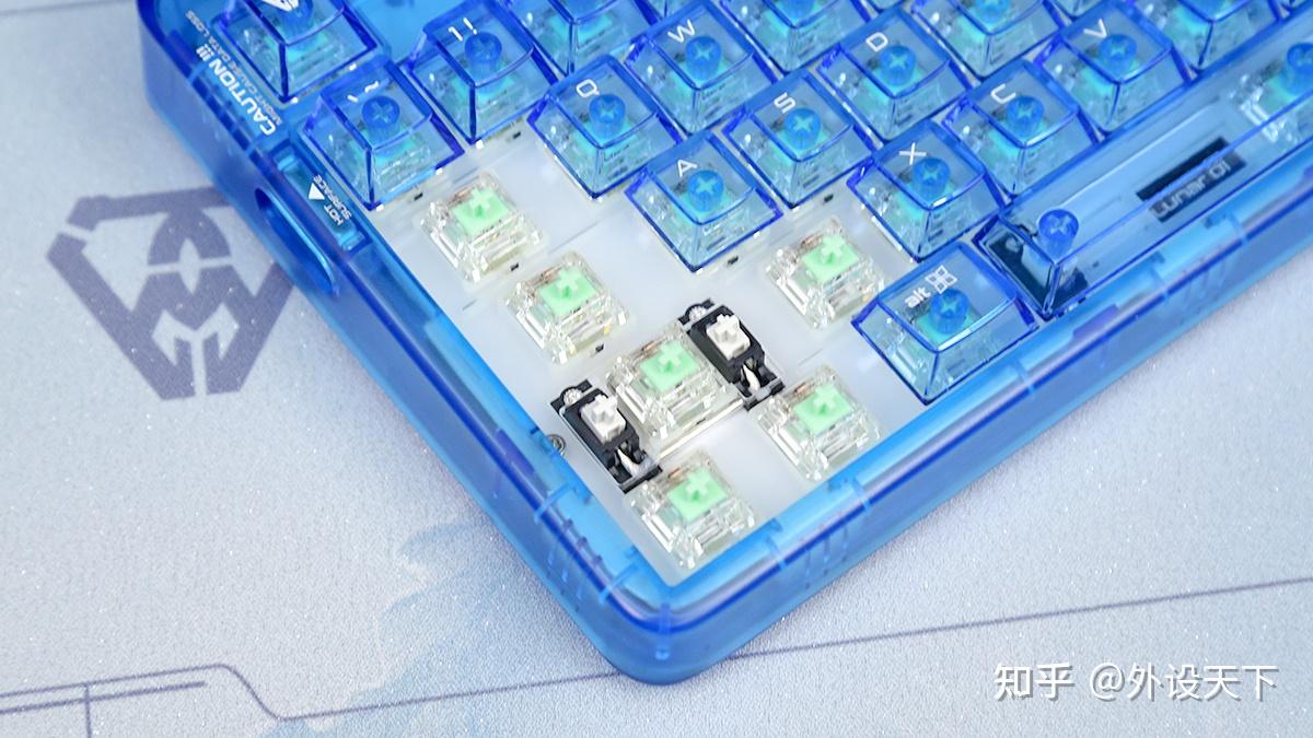 KeysMe Lunar 01三模无线机械键盘评测：炫酷潮玩 - 知乎