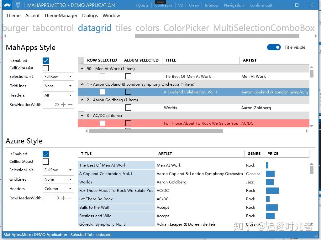 一组开源、免费、Metro风格的 WPF UI 控件库 - MahApps.Metro - 知乎