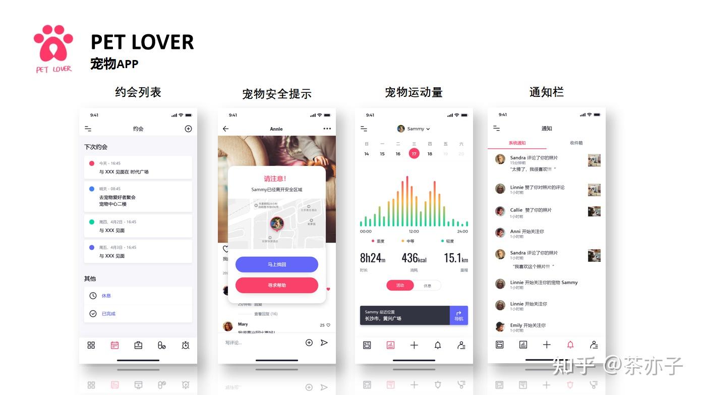 PET LOVER宠物APP界面设计 - 知乎