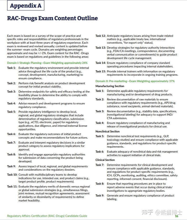 RAPS RAC Exam考试准备常用链接及工具 - 知乎