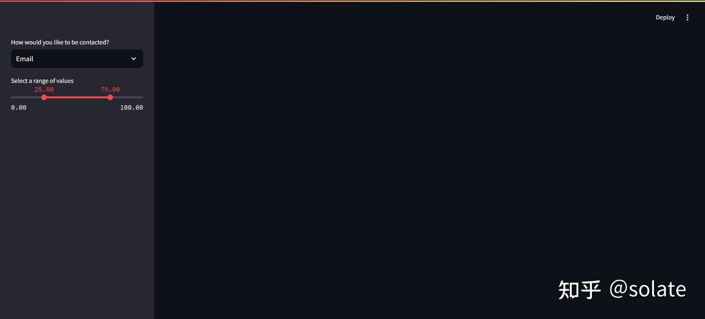 python Streamlit 学习 - 知乎