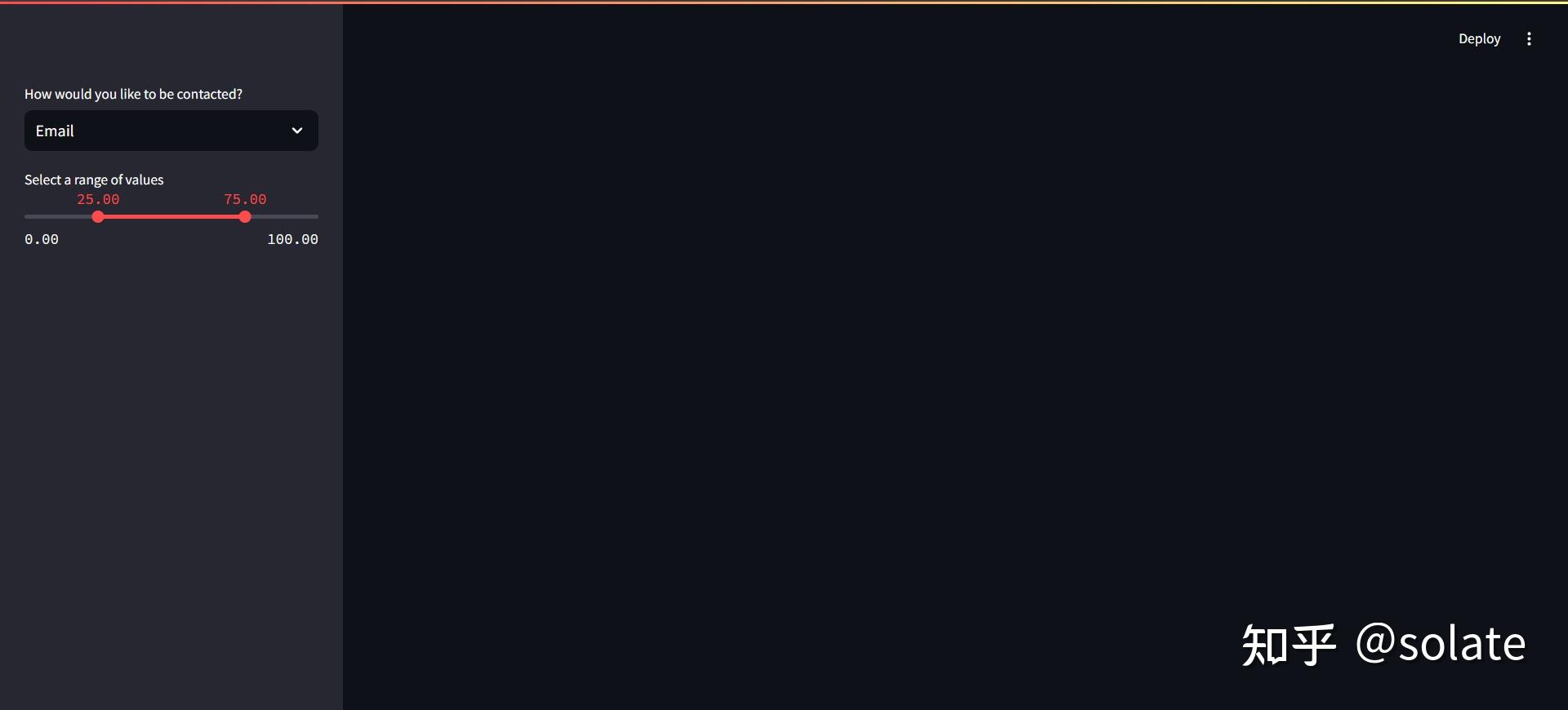 python Streamlit 学习 - 知乎