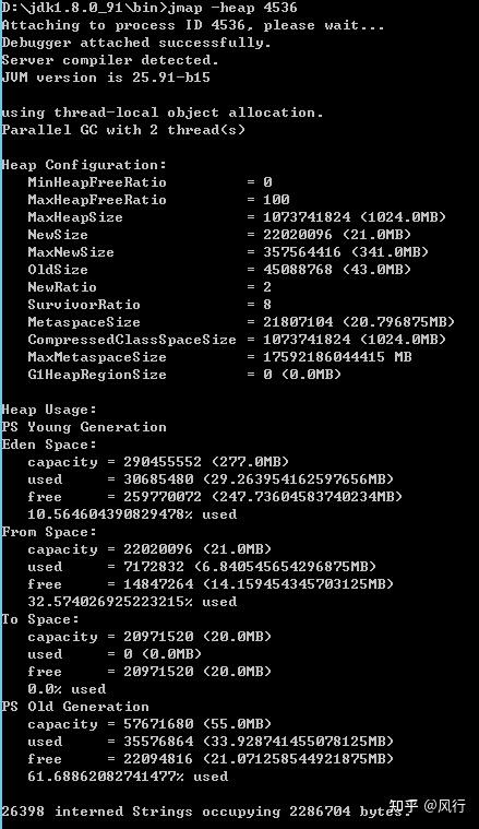 java诊断与调优常用命令jps、jmap、jstack、jstat使用实战 - 知乎