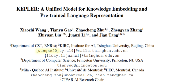 读论文||KEPLER: A Unified Model for Knowledge Embedding and Pre-trained Language Representation - 知乎