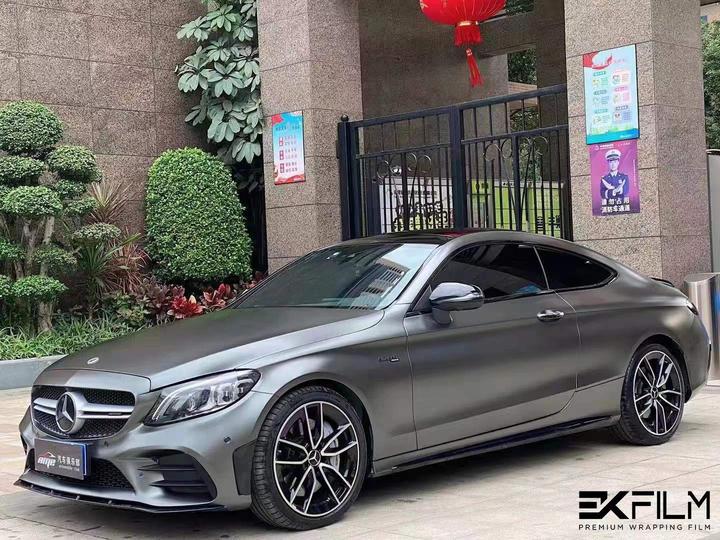 奔驰C43 AMG汽车EKFILM-EK重金属深邃灰 - 知乎