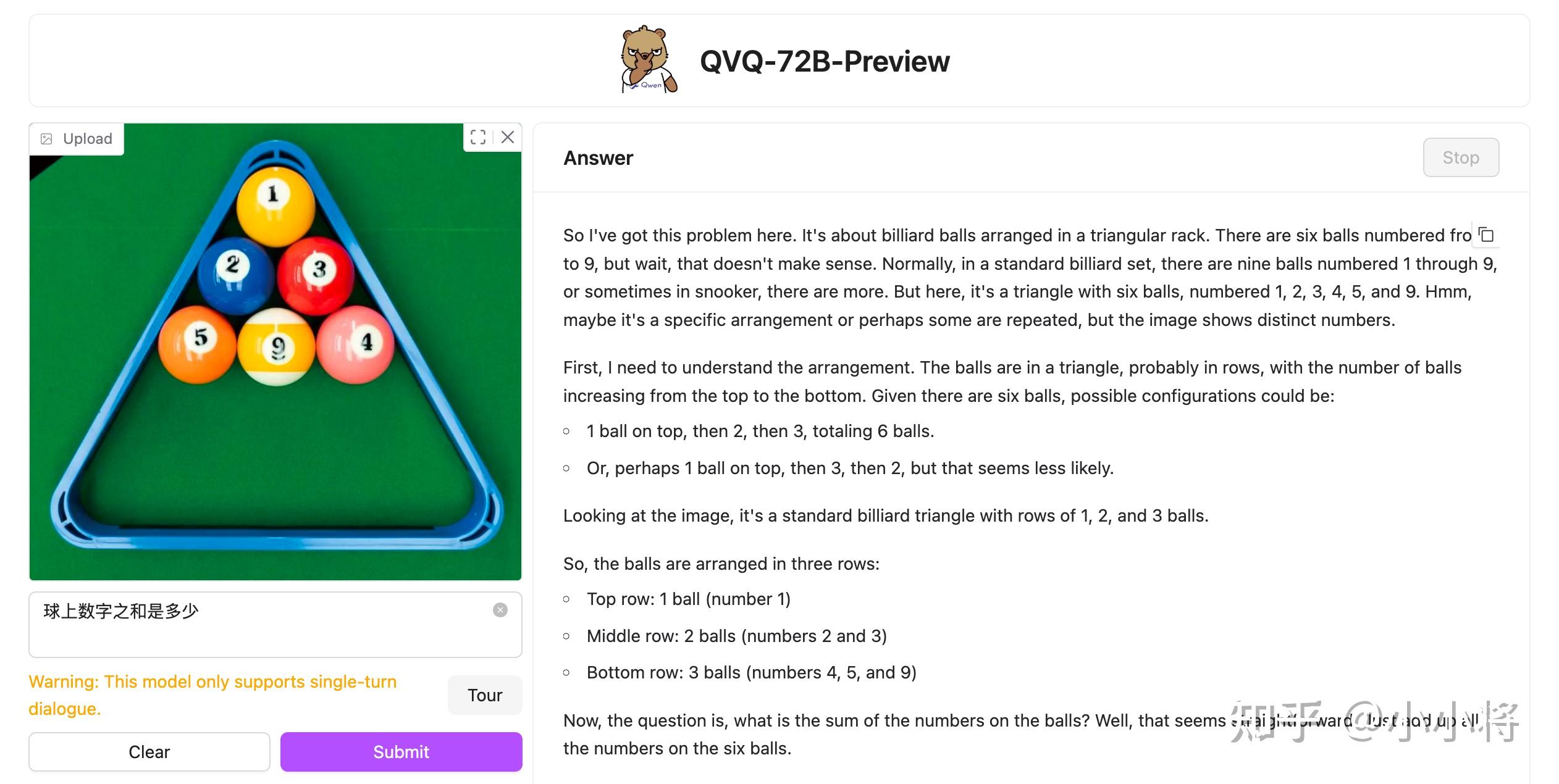 Qwen 的 QvQ-72B-Preview 能媲美 GPT4o吗？ - 知乎