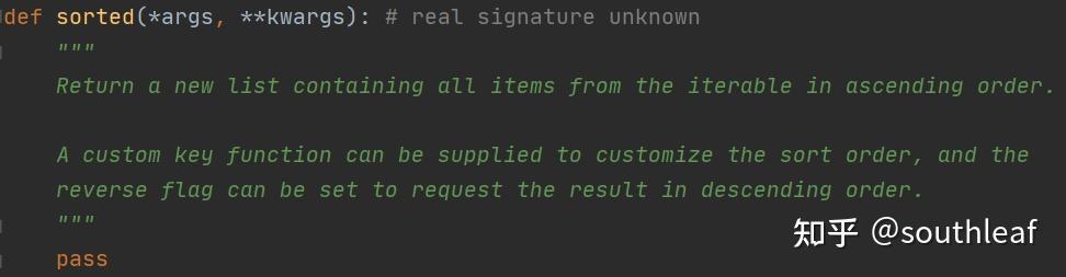 Python中sort 和sorted 的差异 知乎