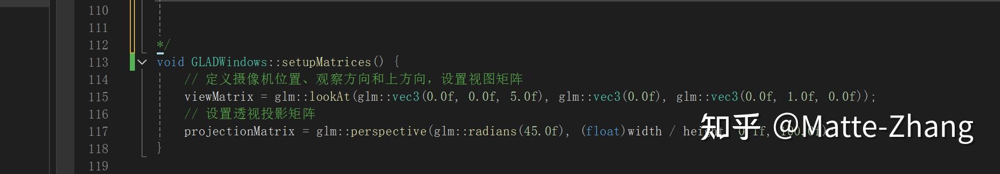 OpenGL中摄像机的概念，纯C++实现小案例【极坐标与矩阵：轻松实现摄像机旋转与视角控制】 - 知乎