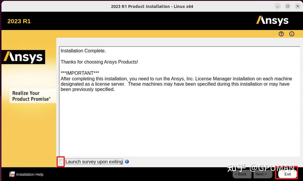Ubuntu2204安装ANSYS2023R1 - 知乎