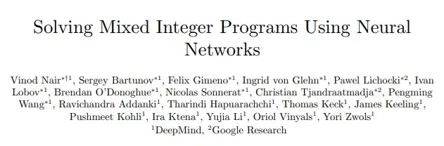 DeepMind与谷歌又出大招！用神经网络解决NP-hard的MIP问题 - 知乎