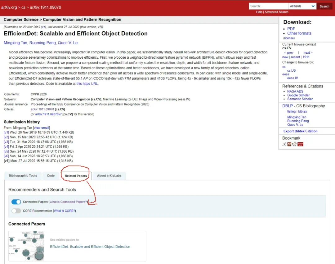 arXiv与文献调研神器Connected Papers强强联合，摘要页一键链接关联论文 - 知乎