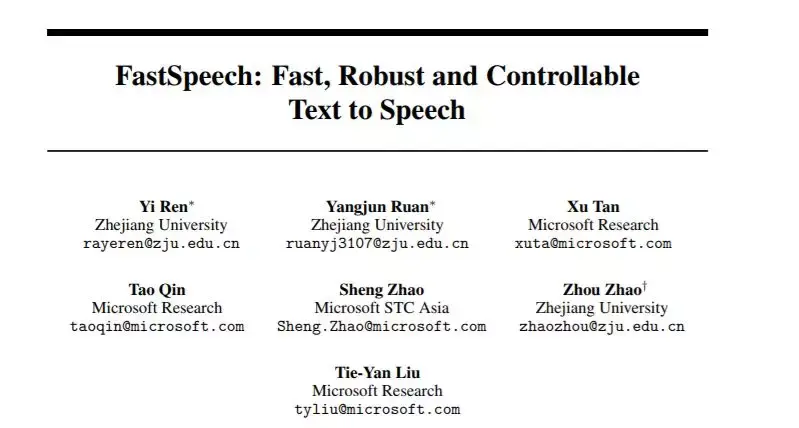 将文本转语音速度提高38倍，这个FastSpeech真的很fast - 知乎