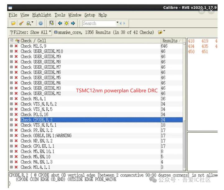 数字IC后端设计实现培训教程 |TSMC12nm Powerplan后的Calibre DRC检查步骤和方法 - 知乎