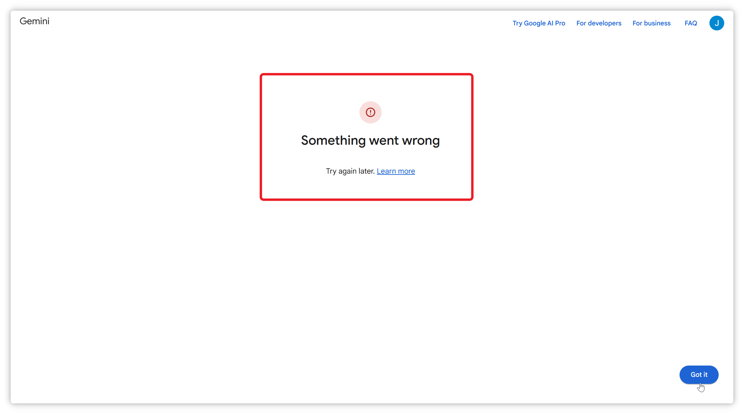用谷歌Gemini总是提示“Something went wrong”怎么解决？ - 知乎