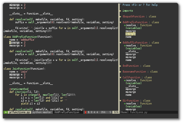 vim 撸码必备之 tagbar 与 interestingwords[视频] - 知乎
