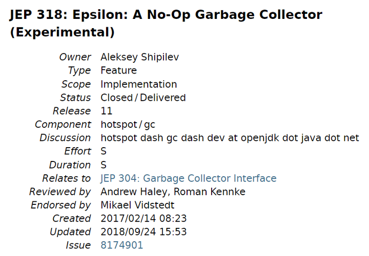 Epsilon GC - 不回收垃圾的 Java GC 实现 - 知乎